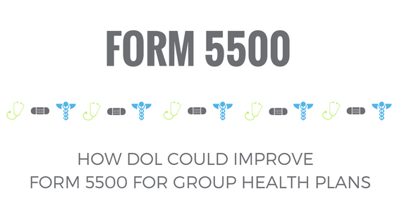 How DOL Could Improve Form 5500 for Group Health Plans