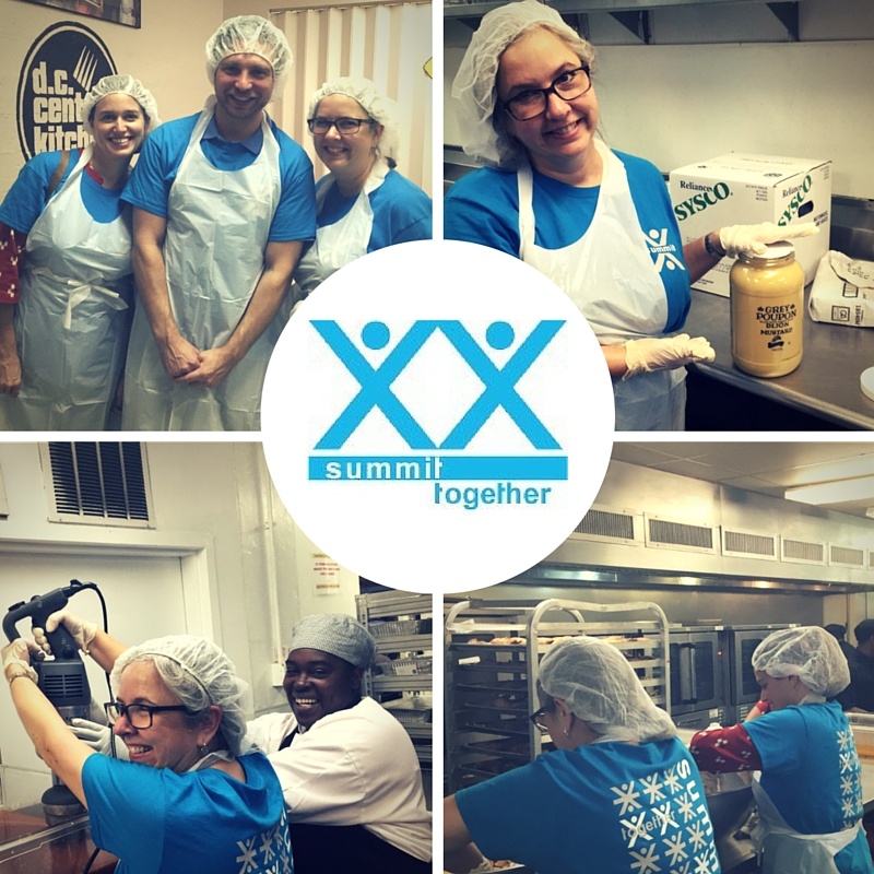 Summit Volunteers at DC Central Kitchen