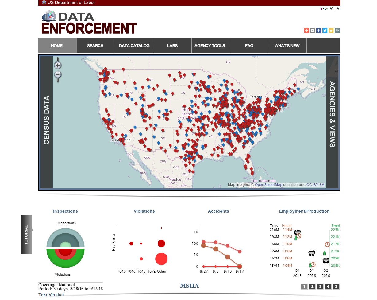 How Organizations Are Displaying Their Public Data