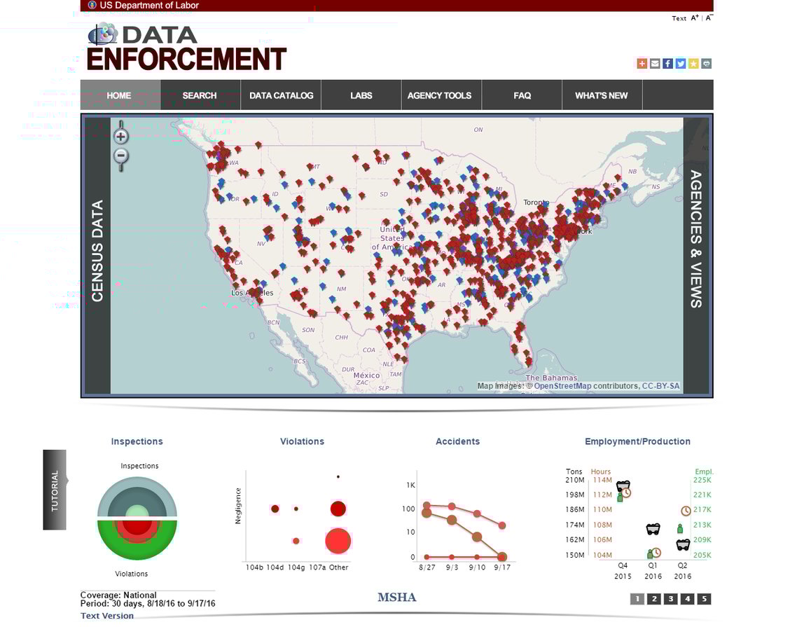 How Organizations Are Displaying Their Public Data