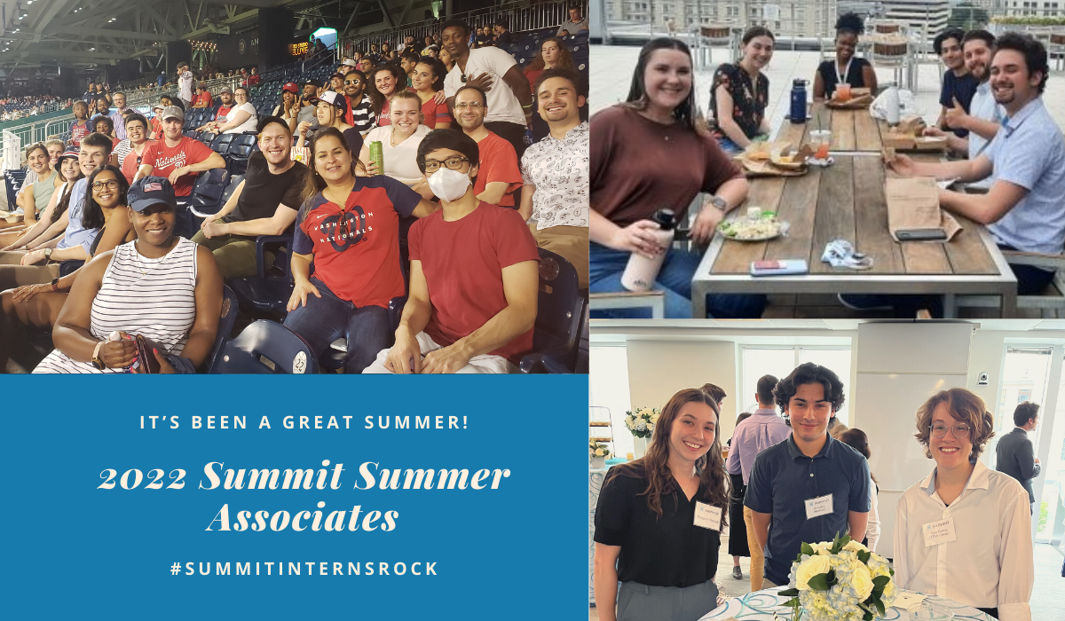 Celebrating Summit’s 2022 Summer Associates