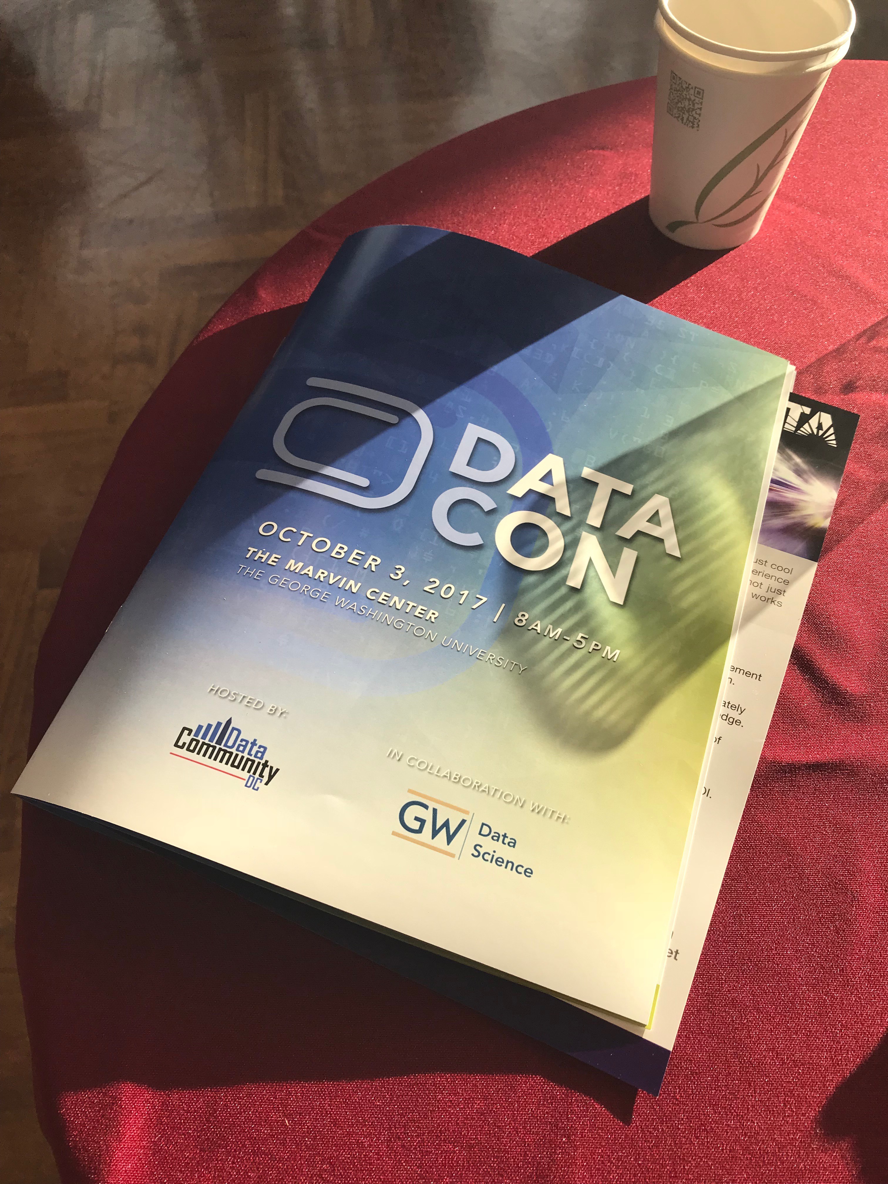 Notes from This Year's DC DataCon